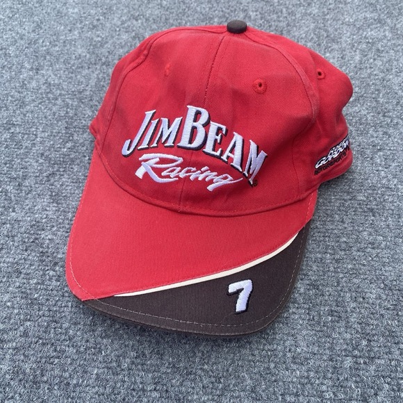 Accessories | Vintage Robby Gordon Hat Strapback Cap Black Red Nascar ...